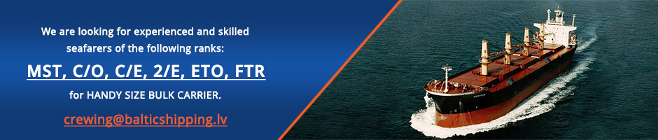 Maritime jobs at sea | Ship database | BalticShipping.com