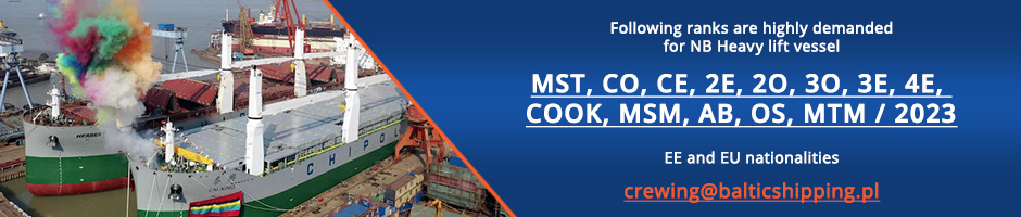 Maritime jobs at sea | Ship database | BalticShipping.com